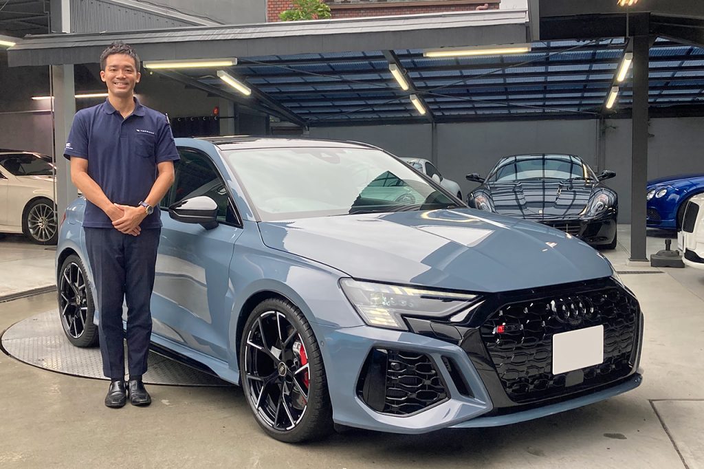 22y アウディ RS3スポーツバック 1stエディション 特別色ケモラグレー | Toprank