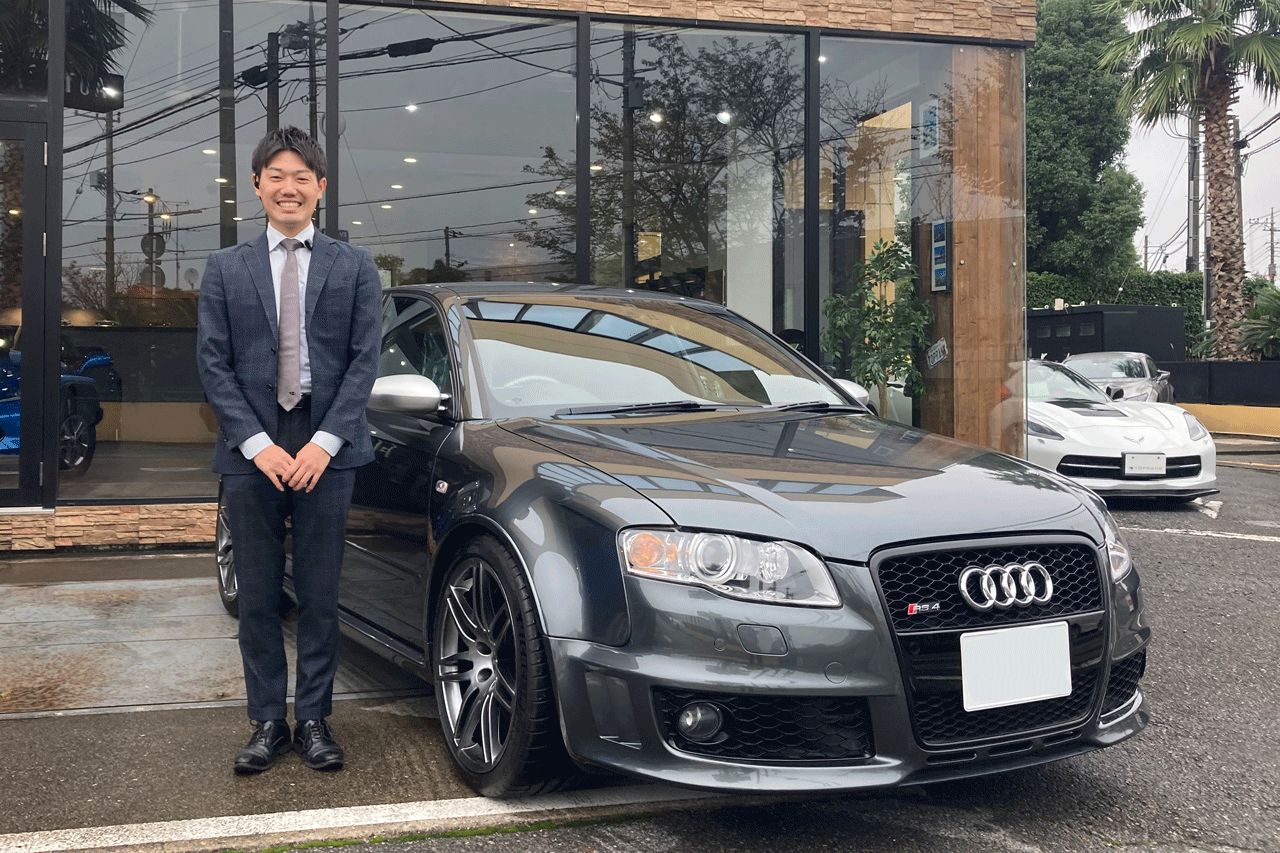 08y アウディ RS4 4.2FSI クワトロ デイトナグレーパールエフェクト | Toprank