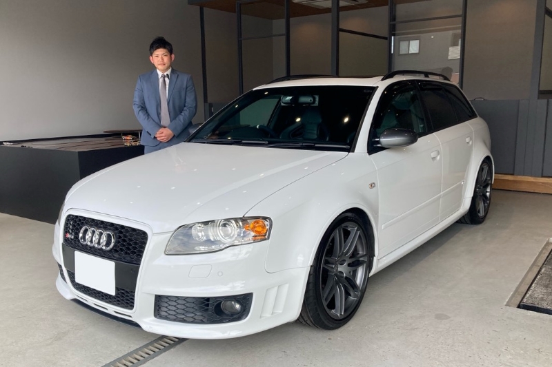 08y アウディ RS4アバント ホワイトスタイルリミテッド アイビスホワイト | Toprank