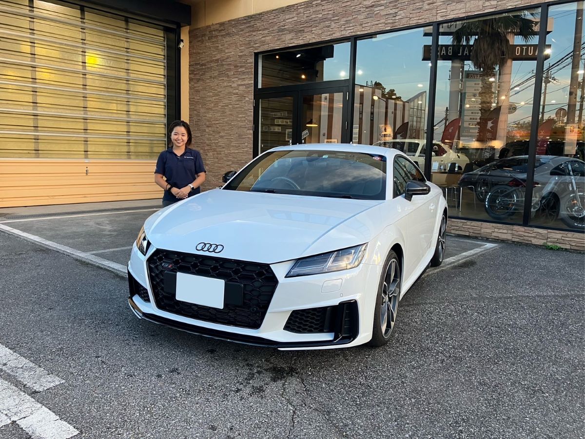 22y アウディ TTSクーペ グレイシアホワイトメタリック | Toprank